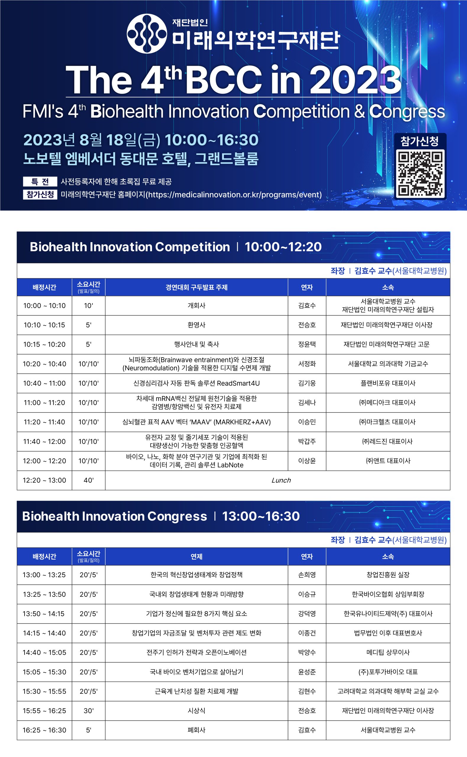 The 4th BCC in 2023 포스터 – 일반대학원